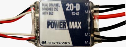 High Quality Dual Channel Brushed ESC Motor Controller with EBD - 20A ...